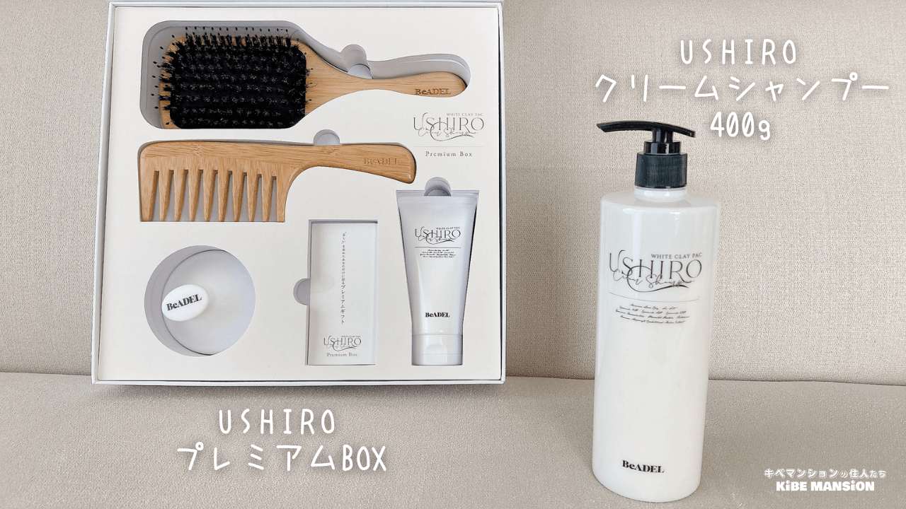 【使用レビュー】USHIROクリームシャンプー＆プレミアムBOXはアホ毛が減っておすすめ！